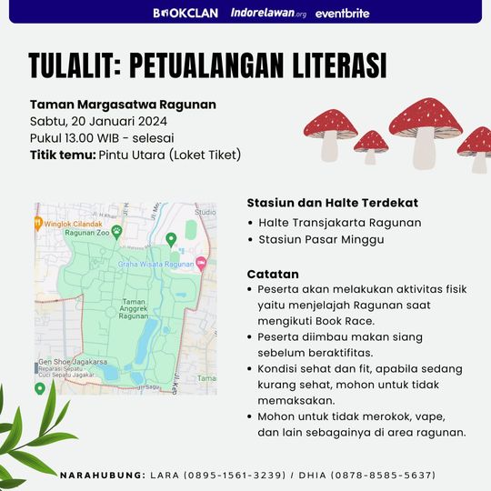 Indorelawan - TULALIT: PETUALANGAN LITERASI